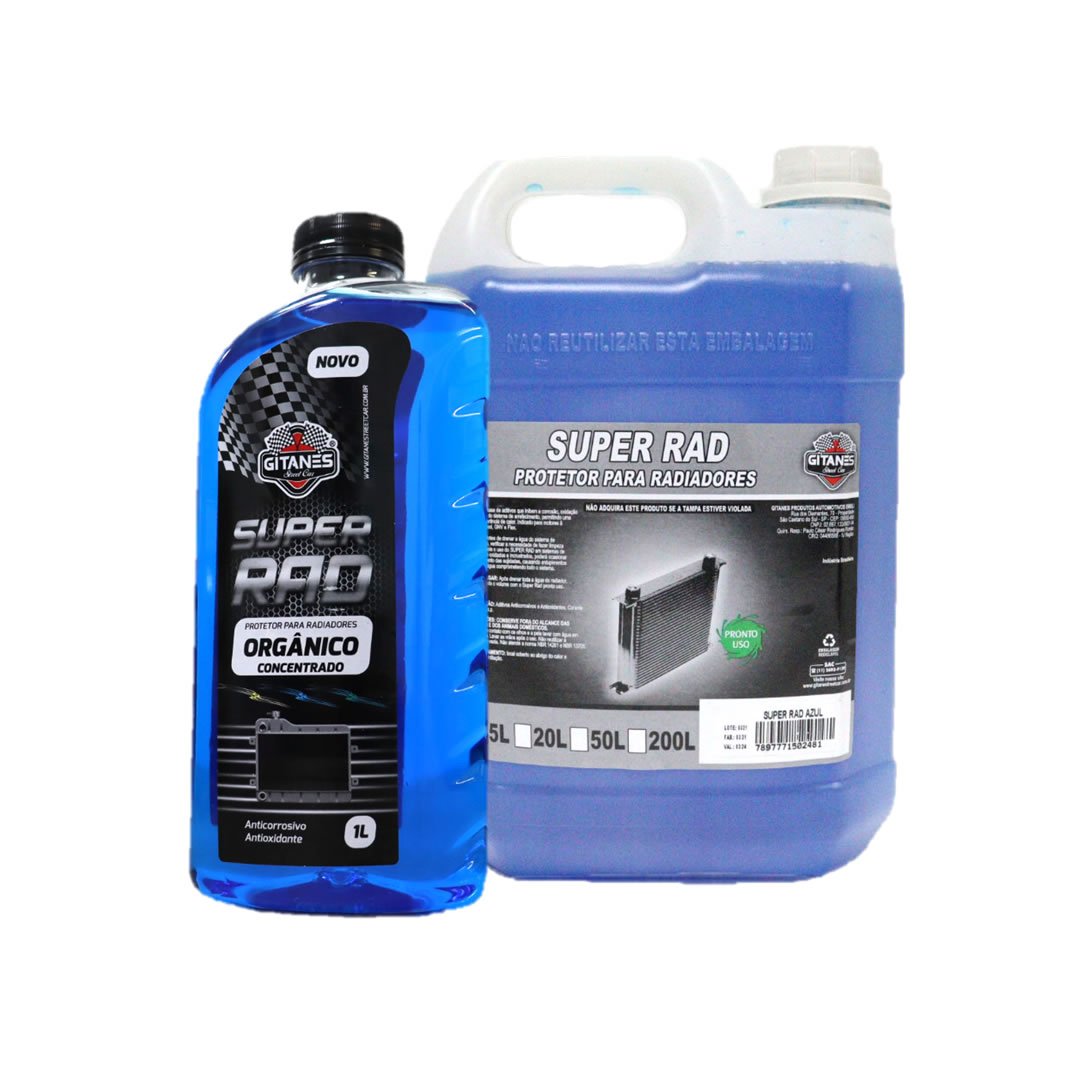 Aditivo Protetor Super Rad Orgânico Azul - Produtos Gitanes